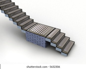 3d Stairs Stock Illustration 5632306 | Shutterstock