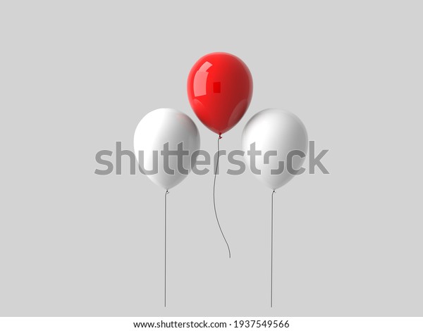 3d Stand Out Crowd Different Concept Stock Illustration 1937549566