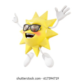 3d Sun Character 3d Rendering Stock Illustration 617394719 | Shutterstock