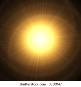 3d Sunshine Background Stock Illustration 3830047 | Shutterstock