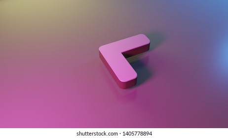 3d Symbol Angle Arrow Left Render 스톡 일러스트 1405778894 | Shutterstock