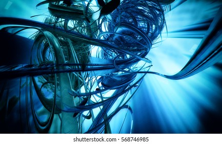 3d Technology Background Stock Illustration 568746985 | Shutterstock