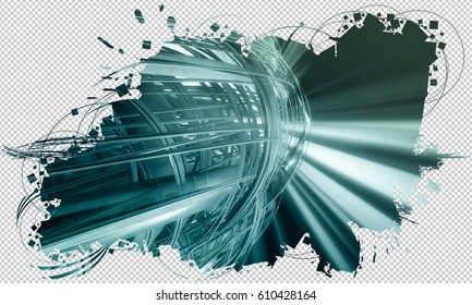 3d Technology Background Stock Illustration 610428164 | Shutterstock