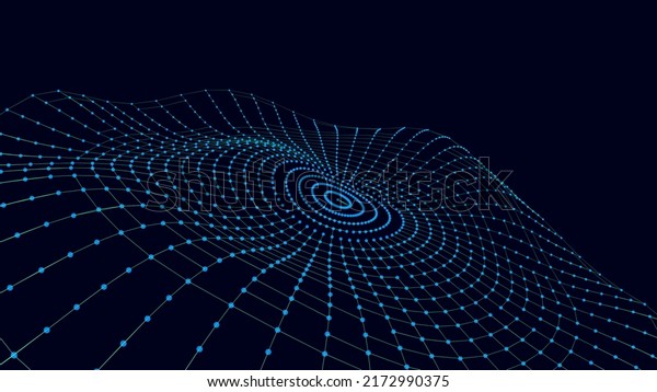 3d Technology Futuristic Illustration Visualization Big Stock ...