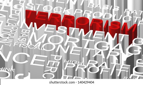 3d Text Background Terrorism Stock Illustration 140429404 | Shutterstock