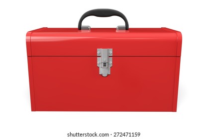 Closed Tool Box Isolated On White Stock Photo (Edit Now) 364885082