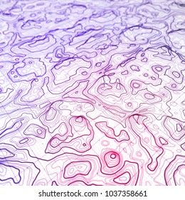 3d Topographic Map Background Concept Topo 스톡 일러스트 1037358661 ...