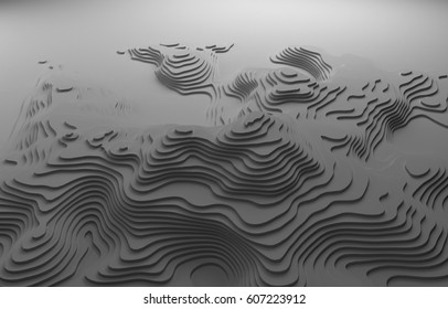 3d Topographic Map Background Concept Topo 스톡 일러스트 607223912 | Shutterstock