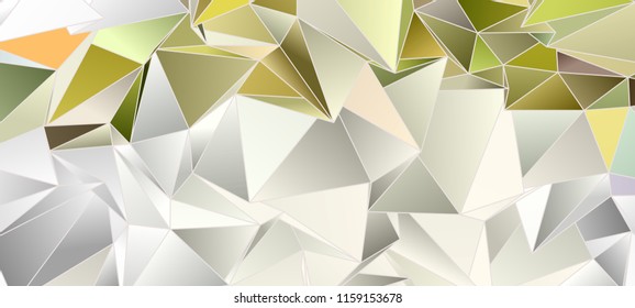 3d Triangles Abstract Background Design Wallpaper Stock Illustration ...