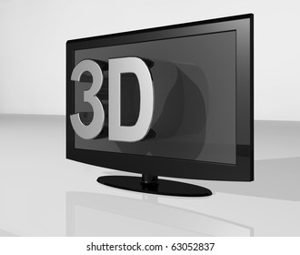 3d Tv Stock Illustration 63052837 | Shutterstock