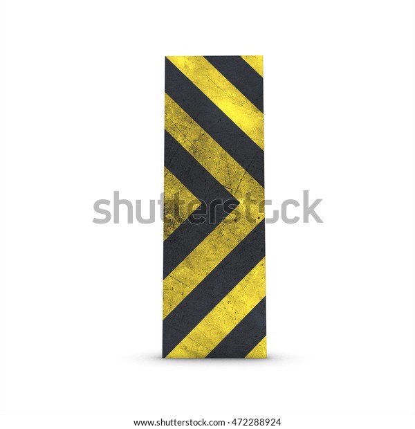 3d Under Construction Letter Structure Working Stock Illustration ...