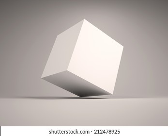 3d White Cube Stock Illustration 212478925 | Shutterstock