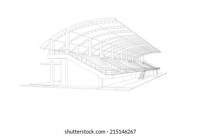 140 Football stadium blueprint Images, Stock Photos & Vectors ...