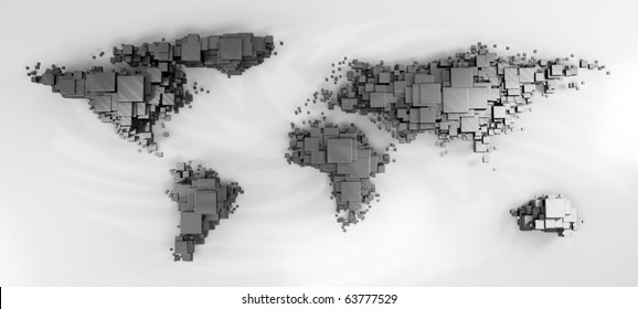 8,131 World map in blocks Images, Stock Photos & Vectors | Shutterstock