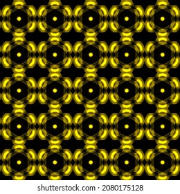 3d Yellow Geometric Shape Pattern Background Stock Illustration ...
