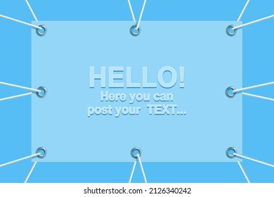 757 Banner eyelet Images, Stock Photos & Vectors | Shutterstock