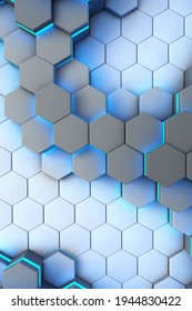 3s Abstract Technological Hexagonal Background Illustration Stock ...