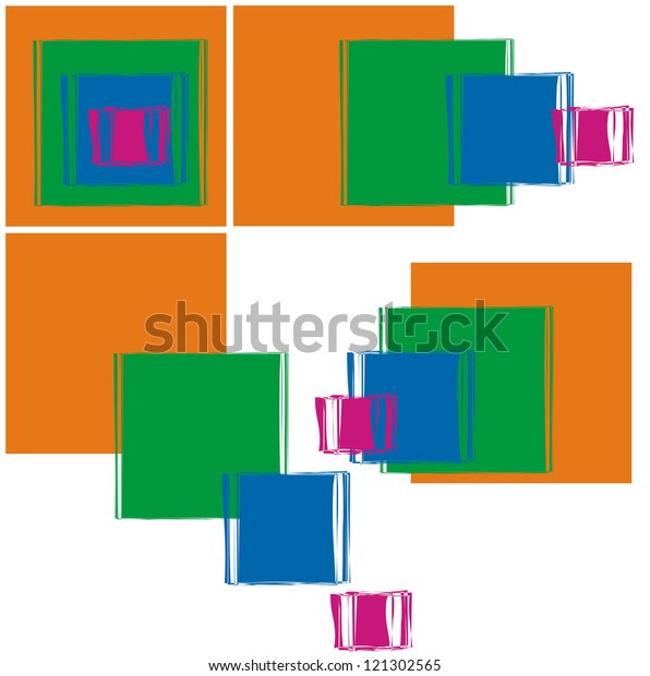 4 Color Background Backdrop Blank On Stock Illustration 121302565 ...