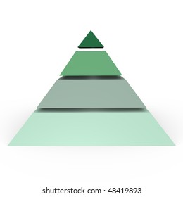 4 Level Pyramid 3d Image Stock Illustration 48419893 | Shutterstock