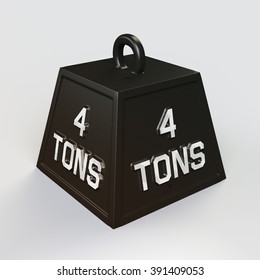 Ilustrasi Stok 16 Ton Weight Isolated On White 262215785 | Shutterstock