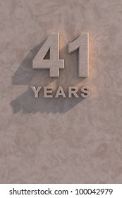 41 Years 3d Text Shadow Copy Stock Illustration 100042979 | Shutterstock