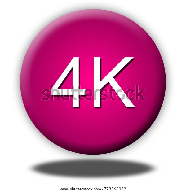 4k Button Isolated 3d Illustration Stock Illustration 773366932 ...