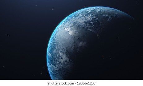 4k Render Earth Different Sides Black Stock Illustration 1208661205 ...