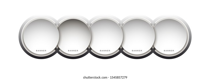 5 Components Chart Make Something Modern Stock Illustration 1545857279 ...