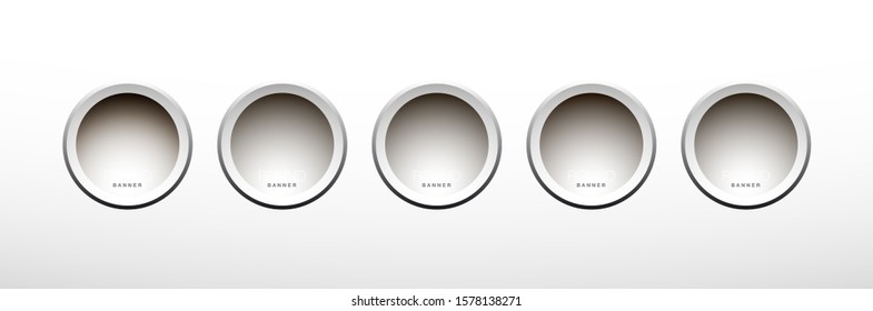 5 Components Chart Make Something Modern Stock Illustration 1578138271 ...