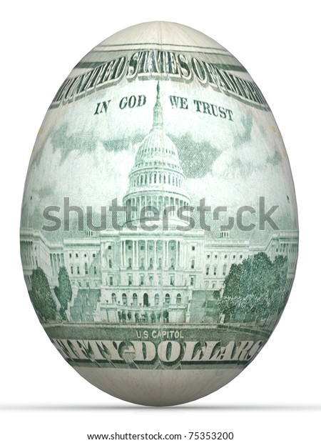 50 Dollar Back Side Banknote Shape Stock Illustration 75353200 ...