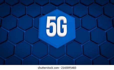 5g Cellular Network Concept Background 3d Stock Illustration 2143095483 ...
