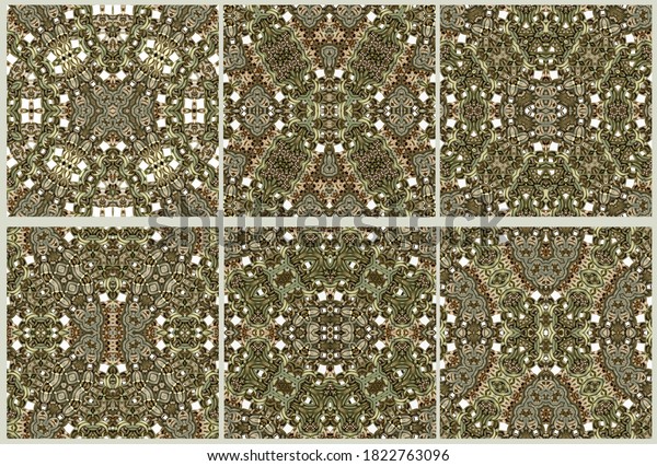 6 Metallic Silver Chain Patterns Abstract Stock Illustration 1822763096 ...