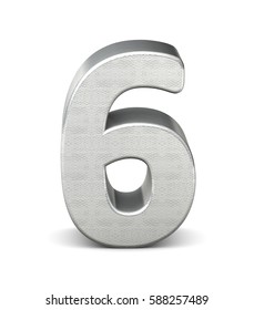 6 Number 3d Silver Structure 3d 스톡 일러스트 588257489 | Shutterstock