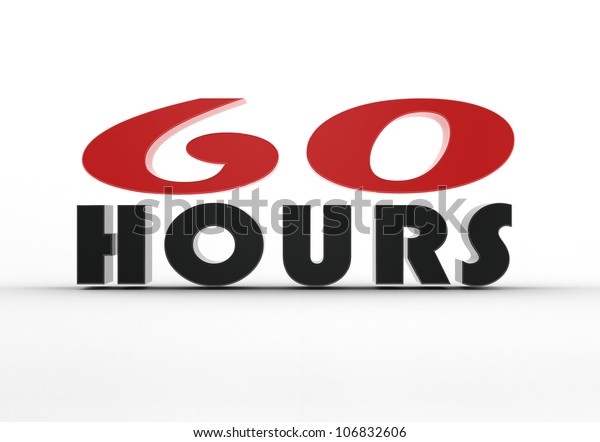 60 Hours Stock Illustration 106832606 | Shutterstock