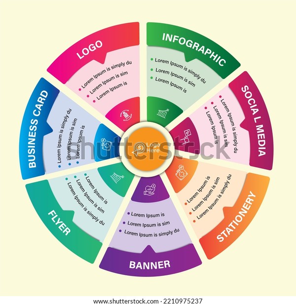 7 Steps Infographic Chart Template Data Stock Illustration 2210975237 ...