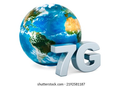 7g Global Concept 3d Rendering Isolated Stock Illustration 2192581187 ...