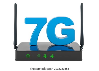 7g Internet Concept 3d Rendering Isolated Stock Illustration 2192729863 ...