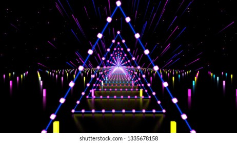 80s Retro Triangle Light Stock Illustration 1335678158 | Shutterstock