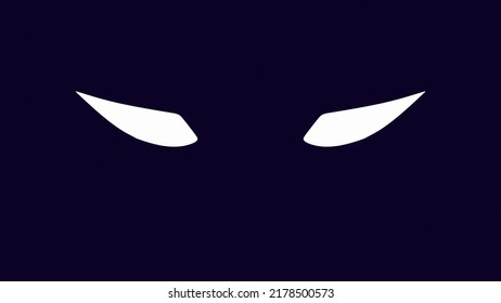 8k 3d Illustration Cartoon Devil Eyes Stock Illustration 2178500573 ...