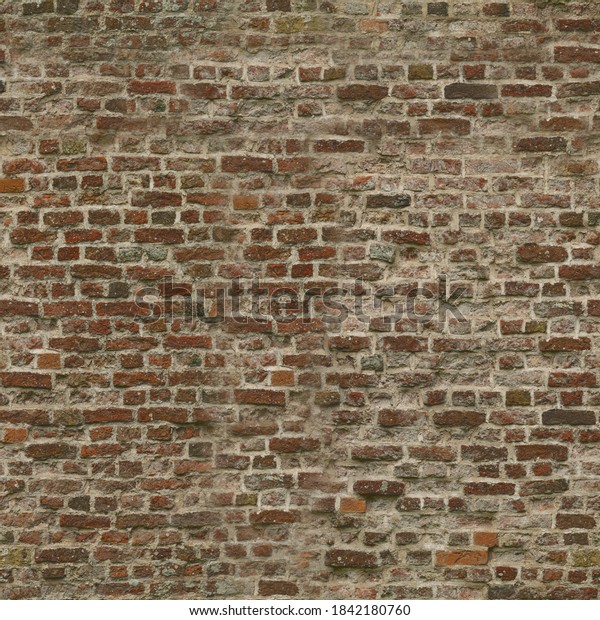 8k Castle Brick Wall Diffuse Albedo Stock Illustration 1842180760 ...