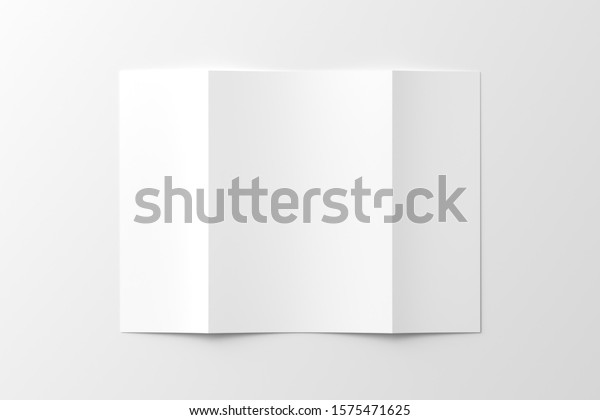 A4 A5 Gate Fold 3d Rendering Stock Illustration 1575471625 | Shutterstock
