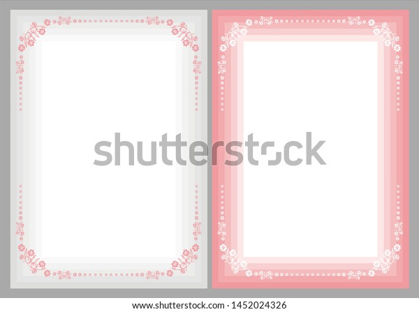 A4 Format Frame Background Stock Illustration 1452024326 | Shutterstock