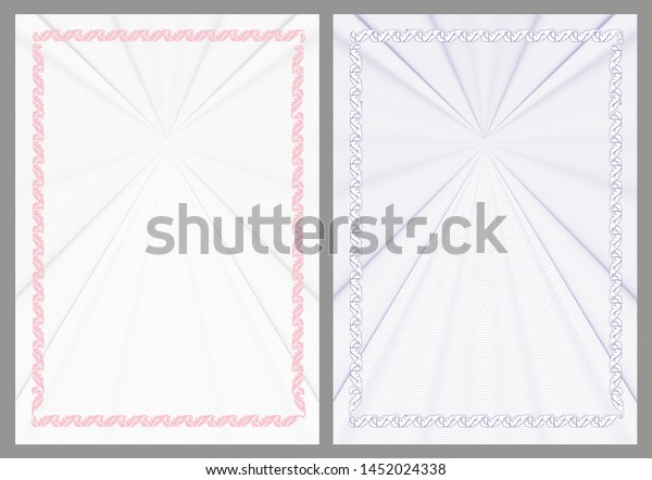 A4 Format Frame Background Stock Illustration 1452024338