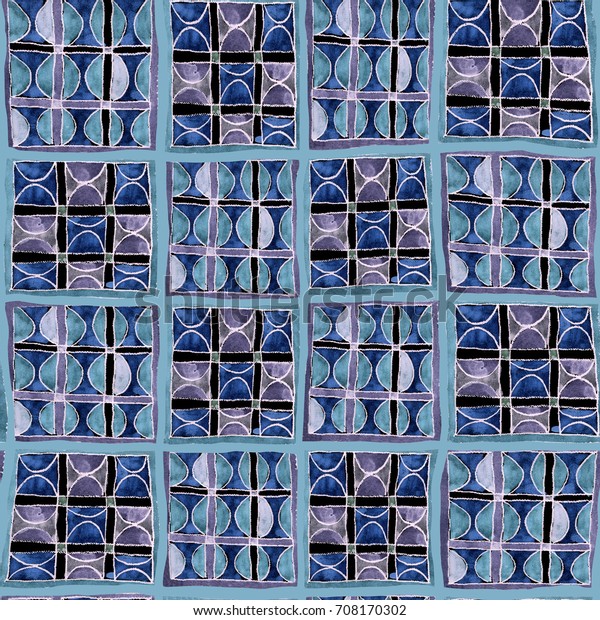 Abacus Motif Seamless Pattern Wallpaper Web Stock Illustration ...
