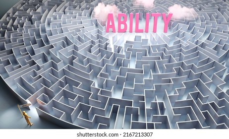 Ability Difficult Path Confusion Frustration Seeking Stock Illustration ...