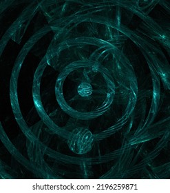 Abstract 2d Space Background Composition Circles Stock Illustration ...