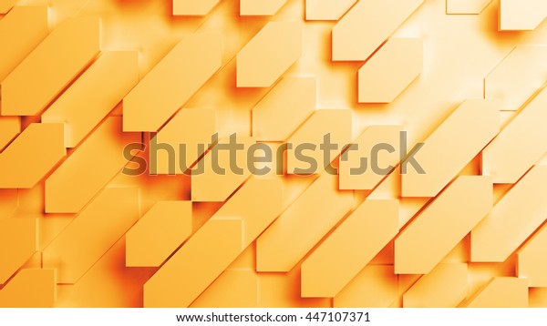 Abstract 3d Background Made Oblong Geometry Stock Illustration ...