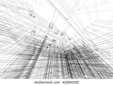 12,015 Interior wireframe drawing Images, Stock Photos & Vectors ...