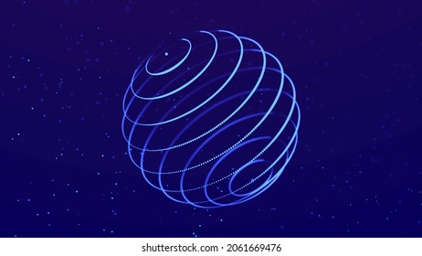 Dark Blue Digital Sphere Logos Royalty-Free Images, Stock Photos ...