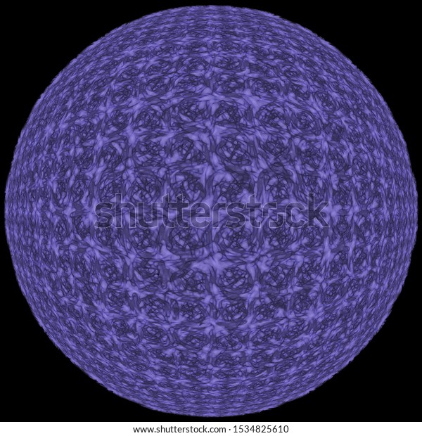 Abstract Animation Rotating Sphere Decaying Into Stock Illustration ...